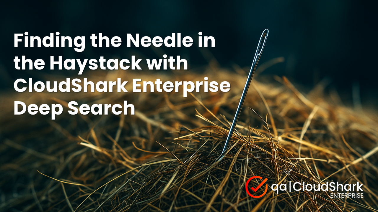 Finding the Needle in the Haystack: CloudShark Deep Search | qa | cafe